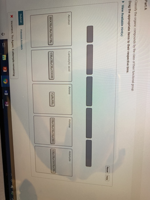 Solved Classify the organic compounds by the class of their | Chegg.com