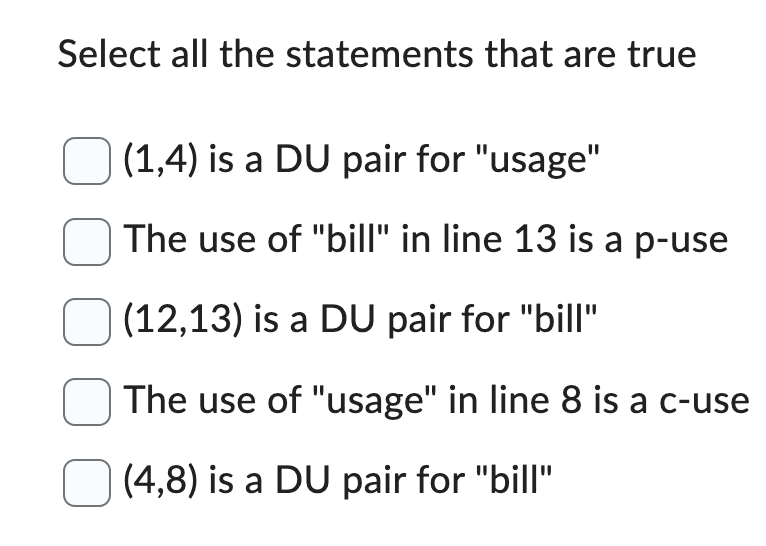 Solved Consider the following method 1.double | Chegg.com