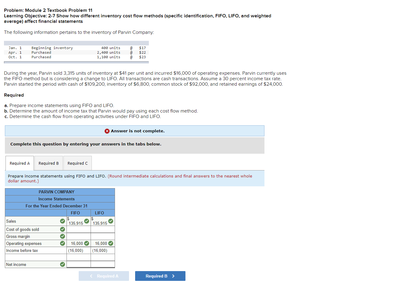 Solved Problem: Module 2 ﻿Textbook Problem 11Learning | Chegg.com