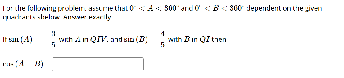 Solved For the following problem, assume that 0∘ | Chegg.com