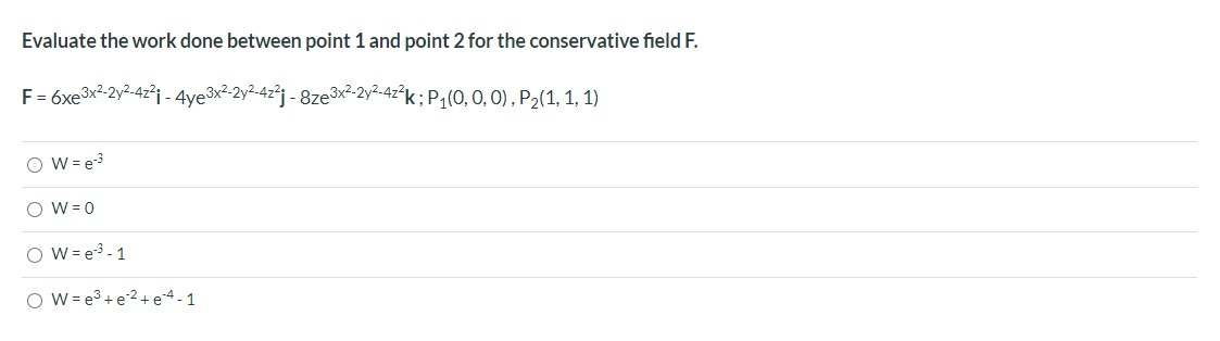 Solved Evaluate the work done between point 1 and point 2 | Chegg.com