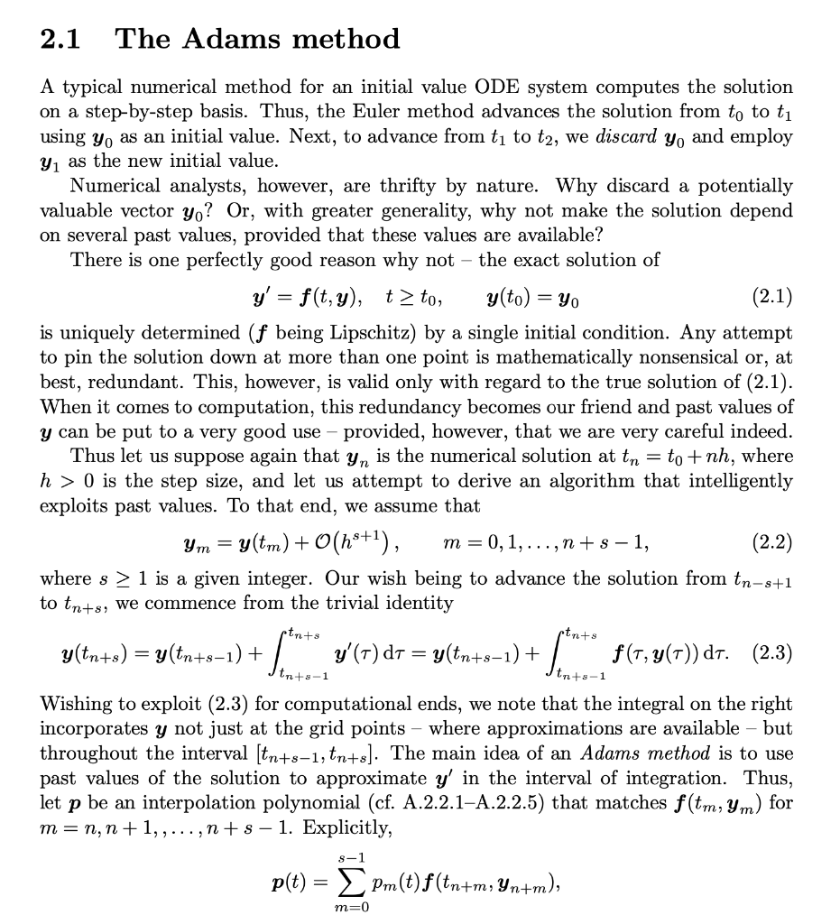 2.3 Instead of (2.3), consider the identity g(tnes) = | Chegg.com