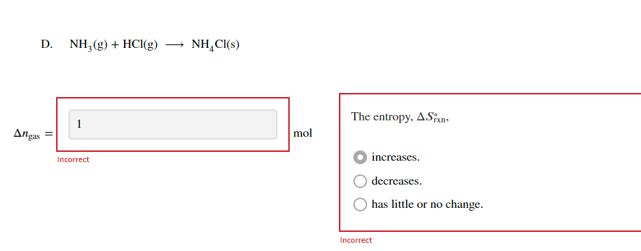 Solved The change in entropy, ΔSrxn∘, is related to the the | Chegg.com