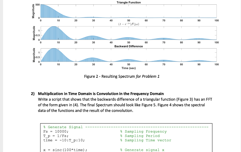 1) Time Differentiation Operation with Discrete | Chegg.com