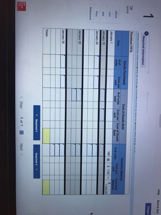 Solved Exercise 5-3 Perpetual: Inventory coating methods LO | Chegg.com