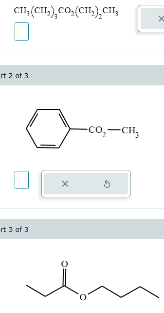 Solved CH3(CH2)3CO2(CH2)2CH3 | Chegg.com