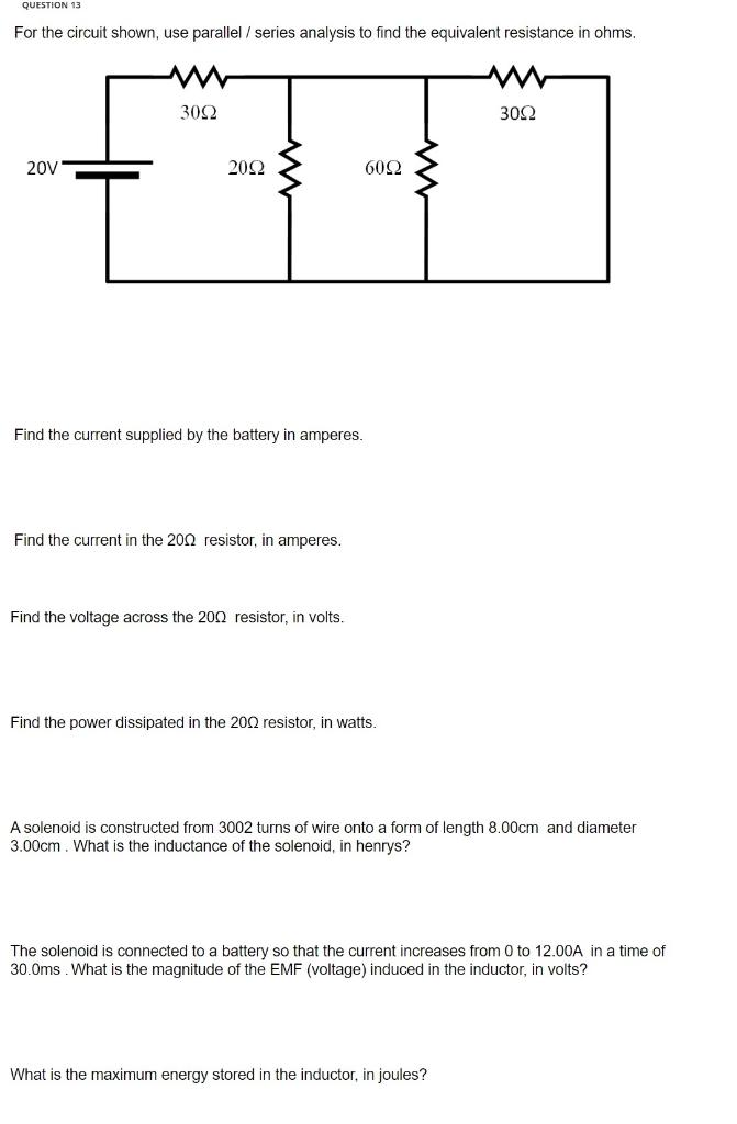 Solved URGENT! Please include the formulae I need to solve | Chegg.com