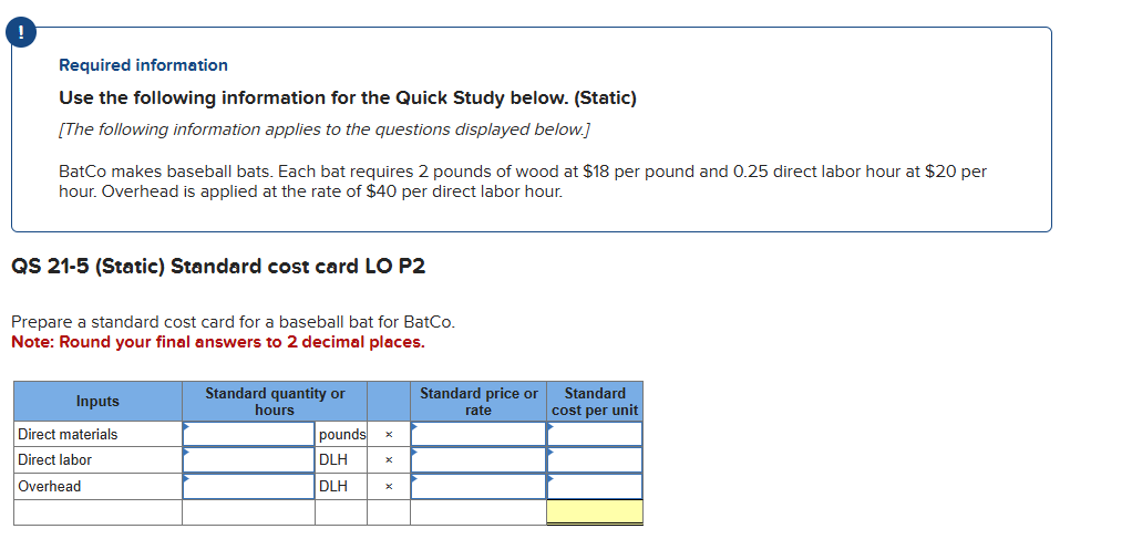 Solved !Required informationUse the following information | Chegg.com