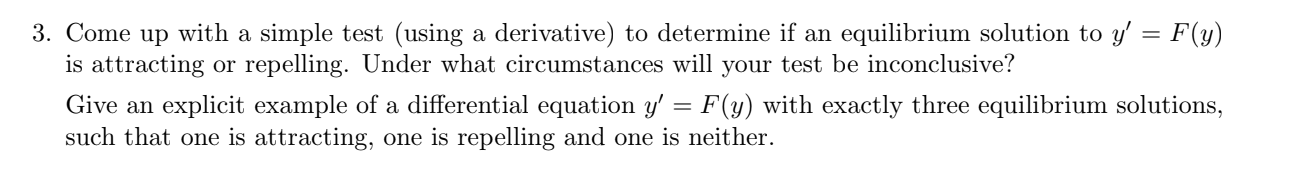 This project explores how we can use direction fields | Chegg.com