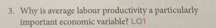 Solved Why is average labour productivity a particularly | Chegg.com