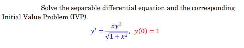 Solved Dif. Eq. Math Question - Could you should steps so I | Chegg.com