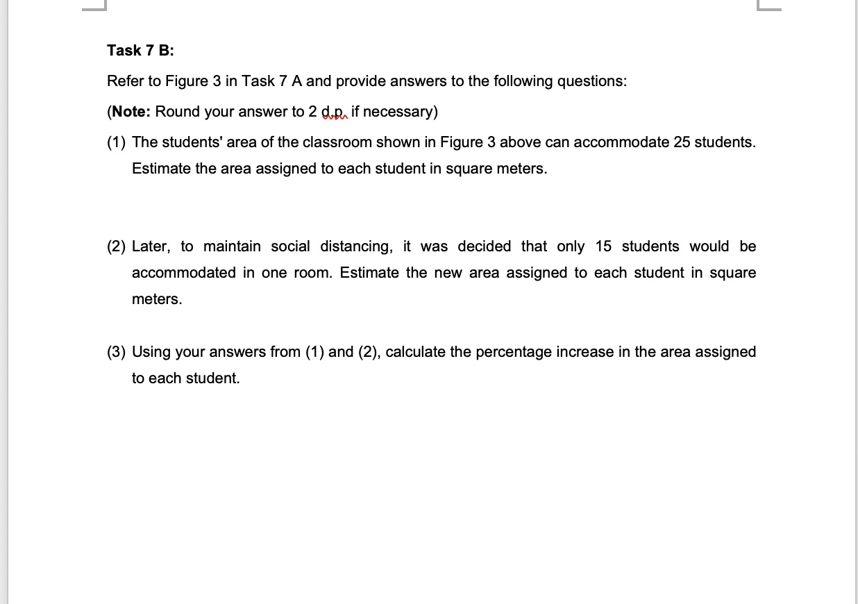 Solved Refer to Figure 3 in Task 7 A and provide answers to | Chegg.com