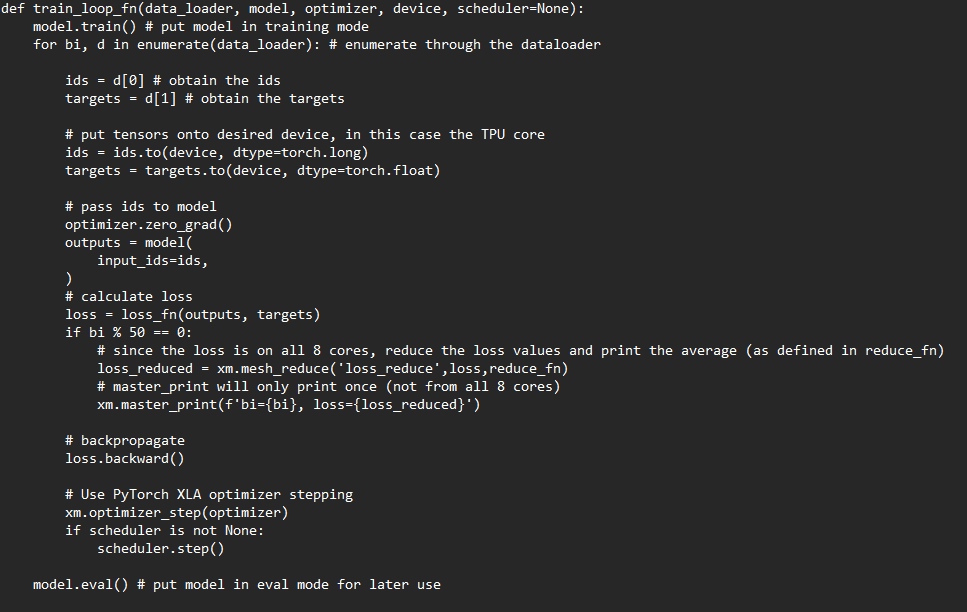 Solved model.eval() \# put model in eval mode for later use | Chegg.com