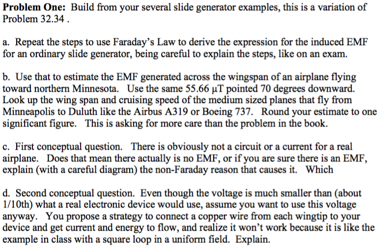 Problem One: Build from your several slide generator | Chegg.com