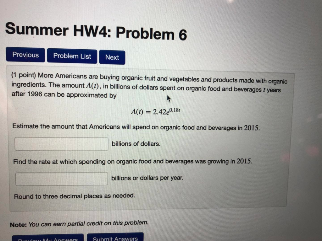 Solved Summer HW4: Problem 6 Previous Problem List Next (1 | Chegg.com