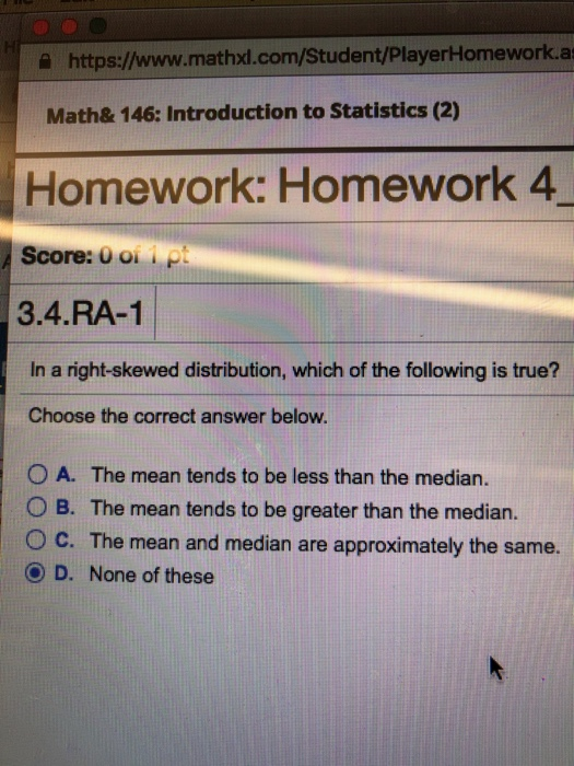 Solved a https://www.mathxd.com/Student/PlayerHomework.a | Chegg.com