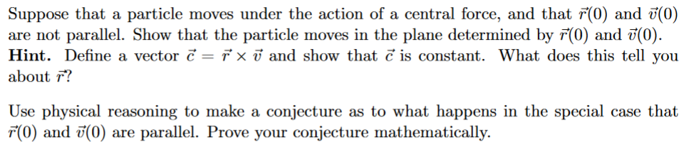 Solved Suppose that a particle moves under the action of a | Chegg.com