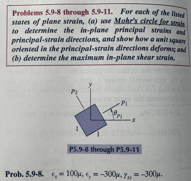 Solved Problems 5.9-8 ﻿through 5.9-11. ﻿For each of ﻿the | Chegg.com