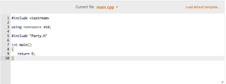 Solved This exercise defines a Party class to store the | Chegg.com