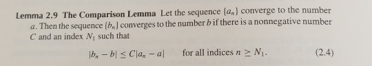 Solved b. Use Exercise 5 and the Comparison Lemma to prove | Chegg.com