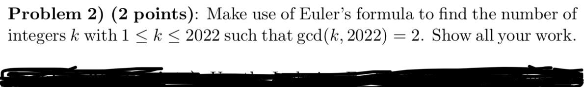 Solved Problem 2) (2 points): Make use of Euler's formula to | Chegg.com
