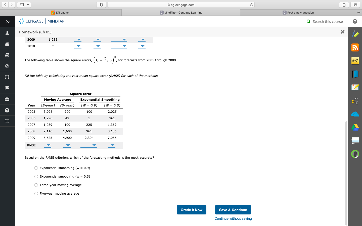 Solved Back to Assignment Attempts Average / 3 5. Exercise | Chegg.com
