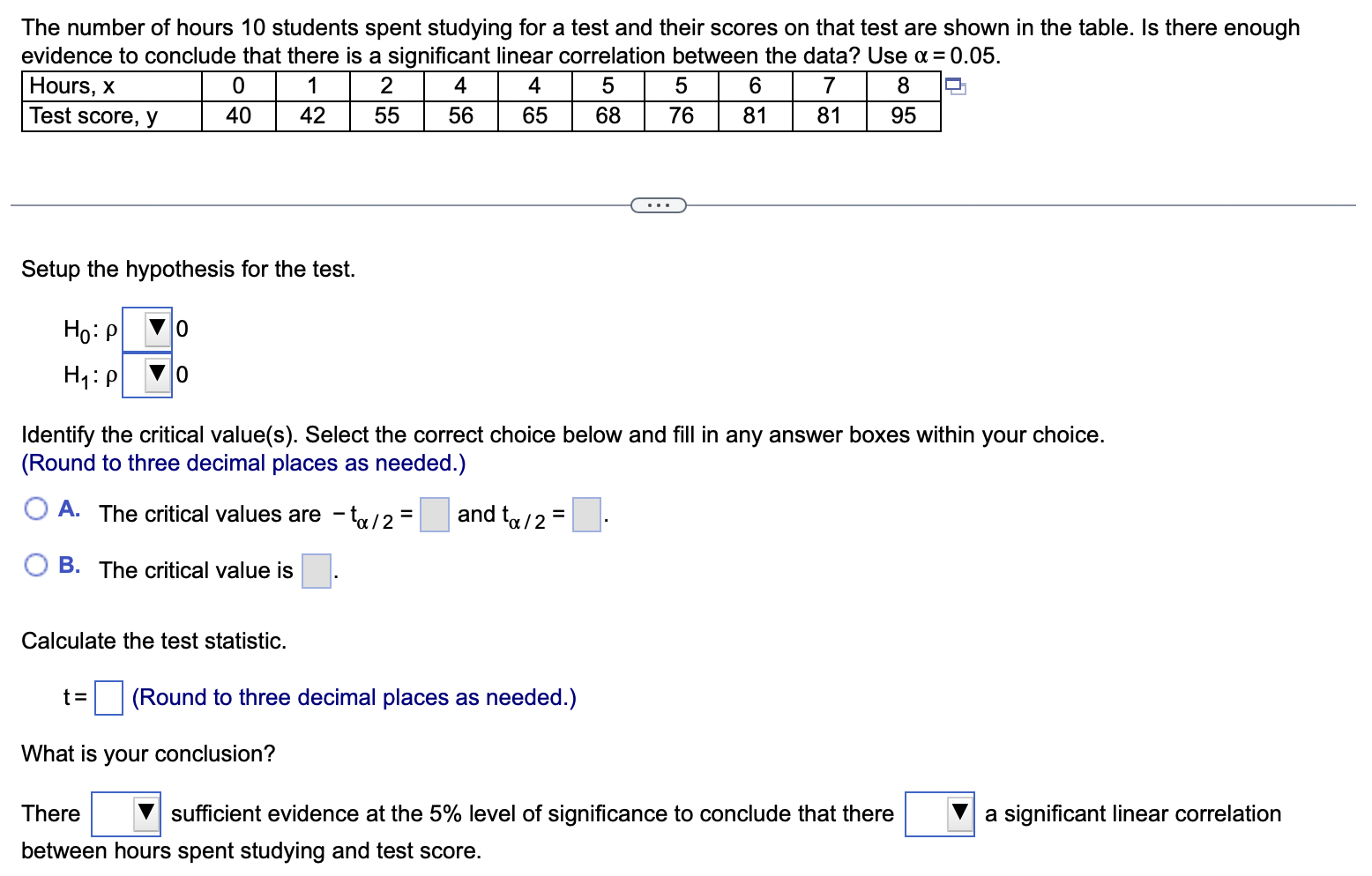Solved PLEASE SHOW WORK : TITLES ; "HYPOTHESES" "TEST | Chegg.com