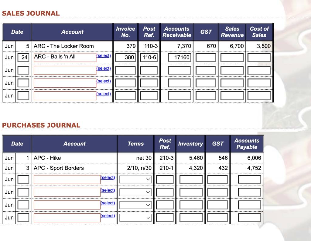 Solved You are now instructed to record transactions that | Chegg.com