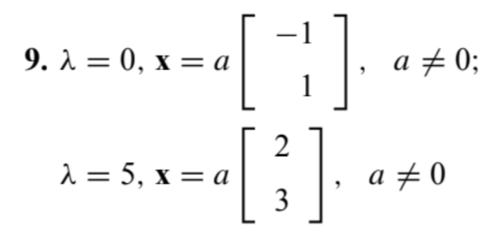 Solved In Exercises 1-12, find the eigenvalues and the | Chegg.com