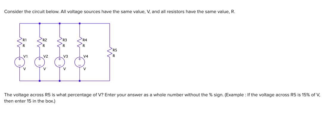 Solved Consider the circuit below. All voltage sources have | Chegg.com