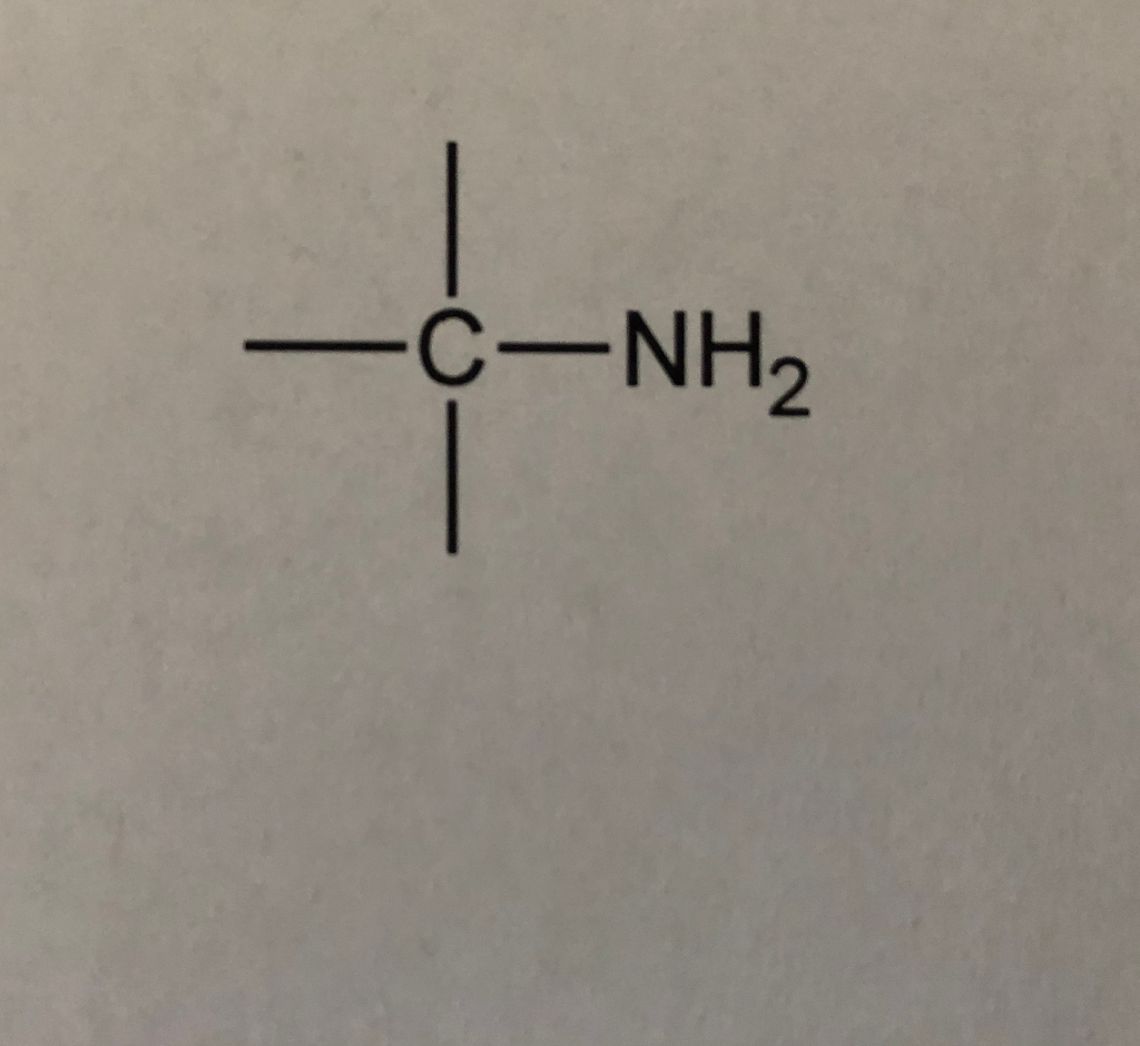 Solved -- -C-NH2 | Chegg.com