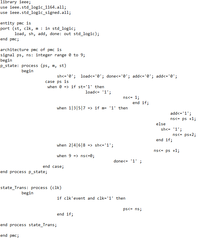 Solved Below is the entity of the main design: entity | Chegg.com