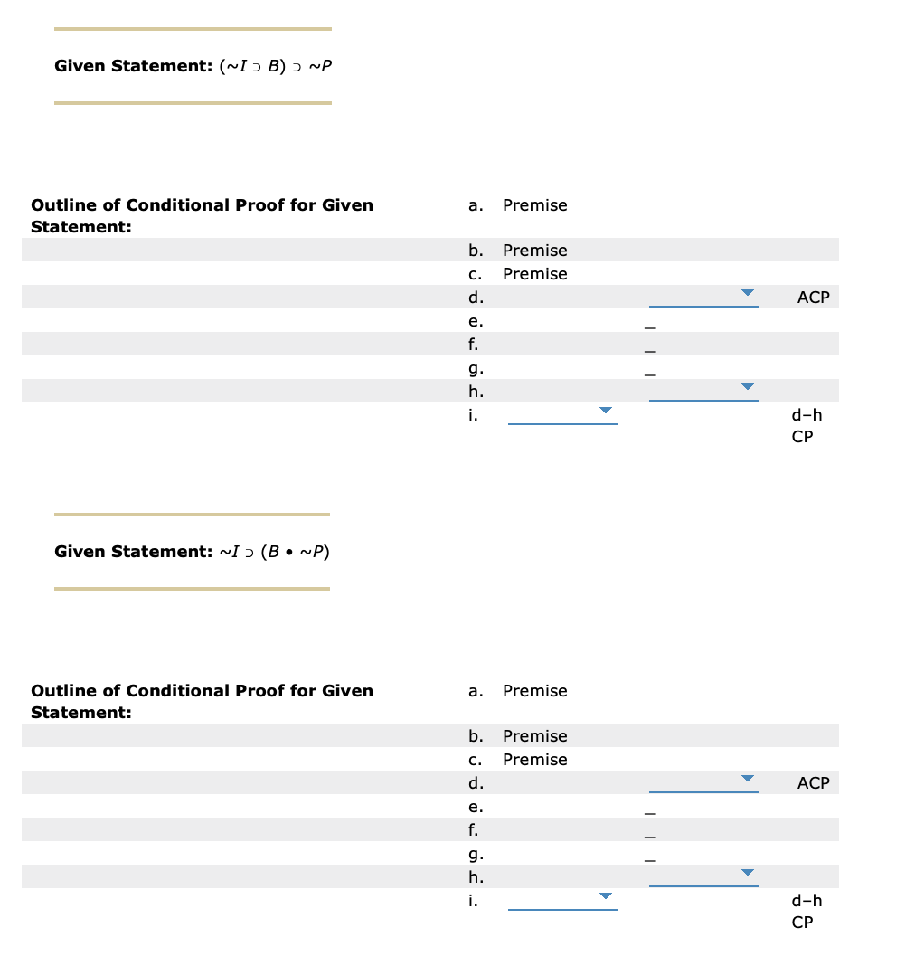Solved 1. The Conditional Proof Method (CP) The conditional | Chegg.com