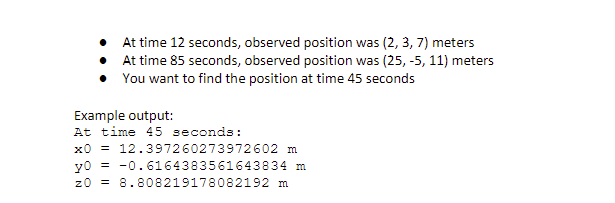 Solved Activity #2: More linear interpolation – individual | Chegg.com