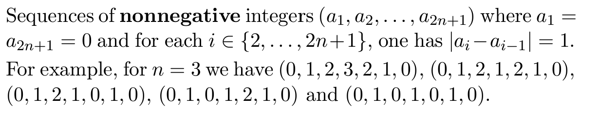 Solved = ? > Sequences of nonnegative integers (a1, a2, ..., | Chegg.com