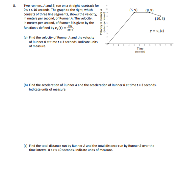 Solved Calculus - Integration and Accumulation of Change | Chegg.com