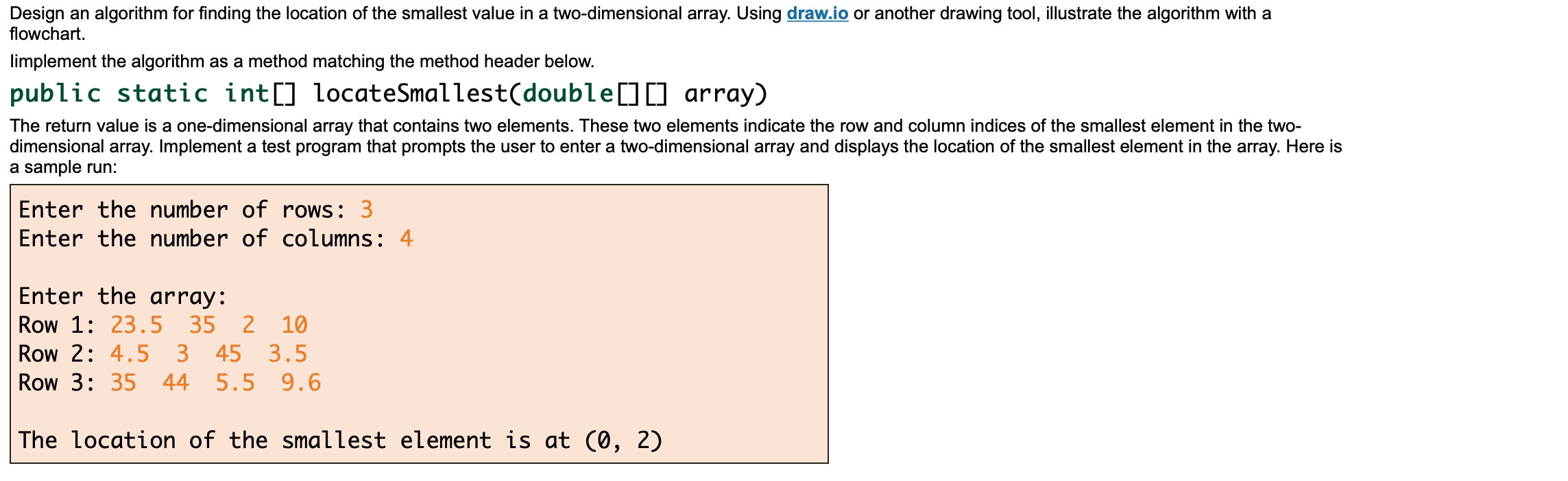 Solved I need a flowchart for this program import | Chegg.com