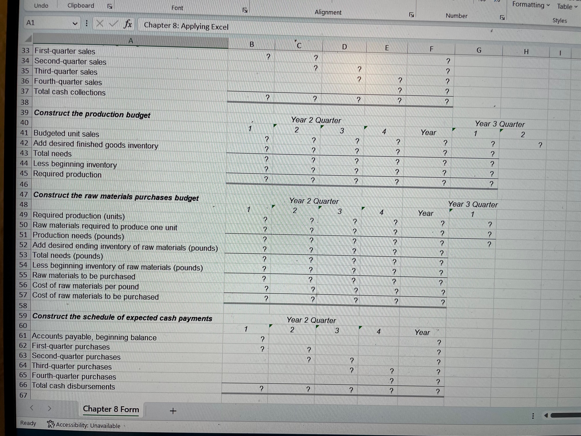 Solved Solve the Questions Below in Excel Solve--- the | Chegg.com
