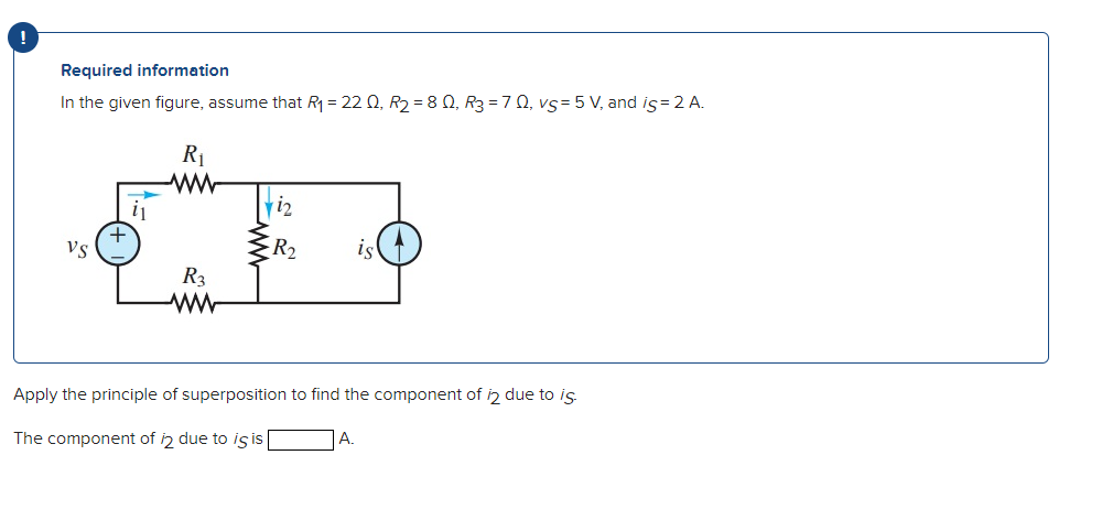 Solved Required information In the given figure, assume that | Chegg.com