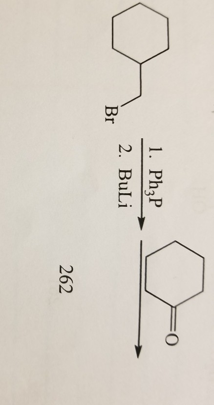 Solved 1. Ph3P 2. BuLi Br 262 | Chegg.com