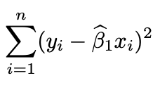 Solved Using Calculus find the least squares estimator β1 | Chegg.com