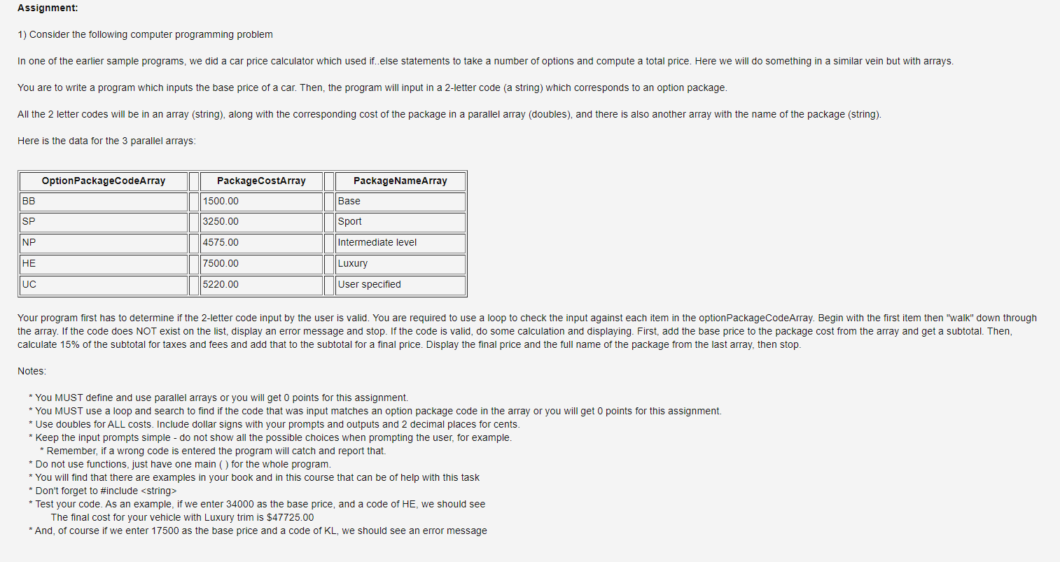 Solved Assignment: 1) Consider the following computer | Chegg.com
