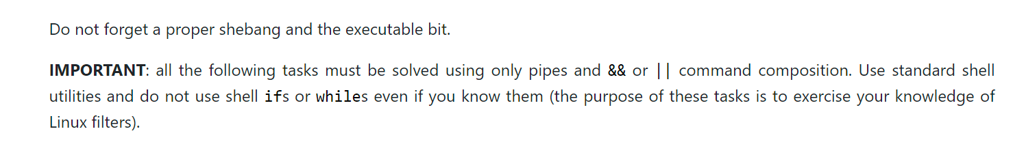 Solved Do not forget a proper shebang and the executable | Chegg.com