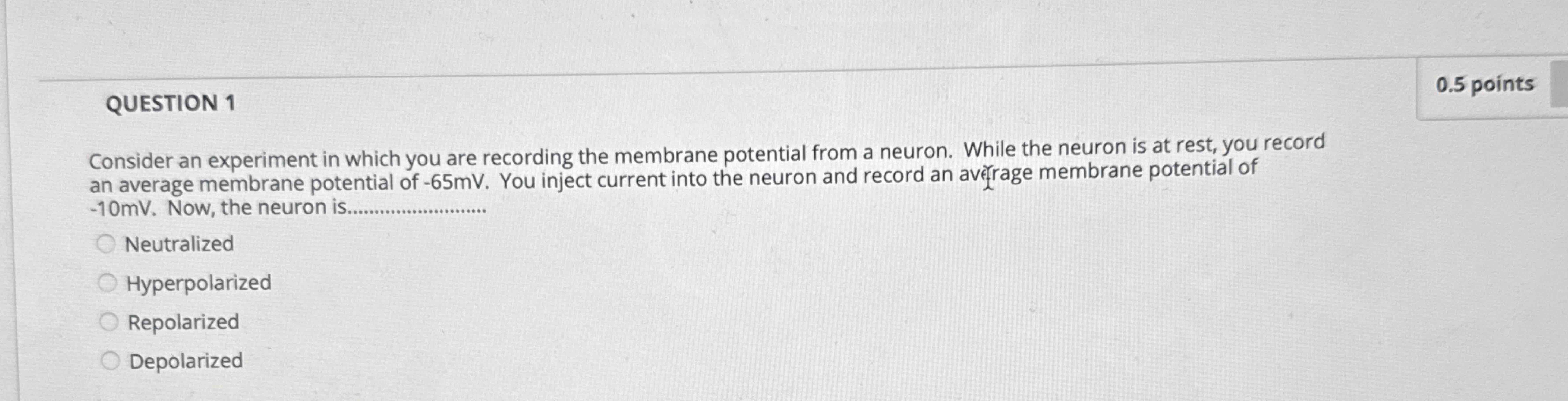 Solved QUESTION 1Consider an experiment in which you are | Chegg.com