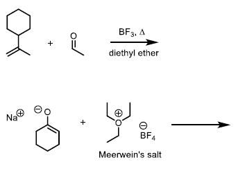 Solved BF3, A + diethyl ether Na + g BF4 Meerwein's salt | Chegg.com