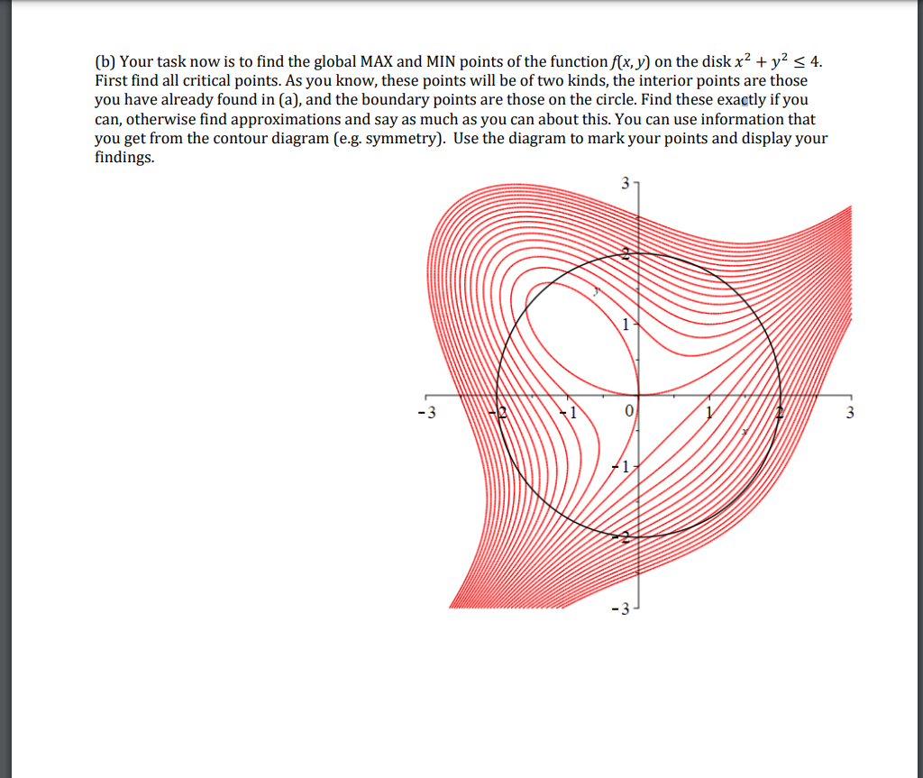 Solved 4. (a) Find the critical points of f(x,y) = x3 – y3 – | Chegg.com