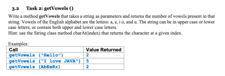 Solved Java code, no system.out.println needed and no | Chegg.com