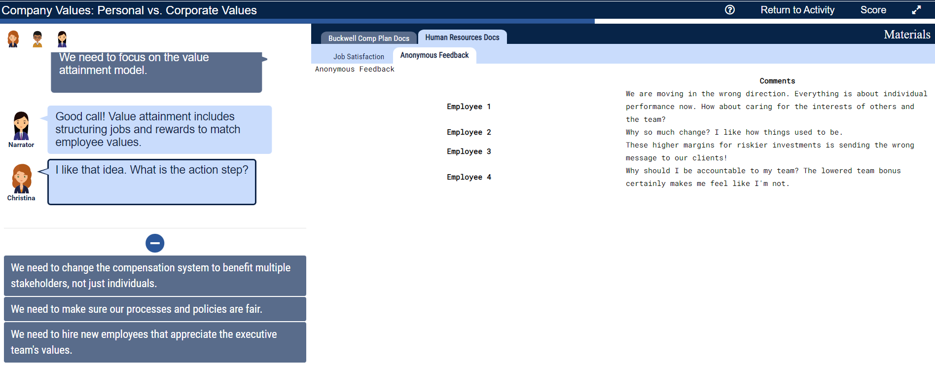 Solved Good call! Value attainment includes structuring jobs | Chegg.com