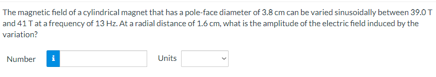 Solved The magnetic field of a cylindrical magnet that has a | Chegg.com