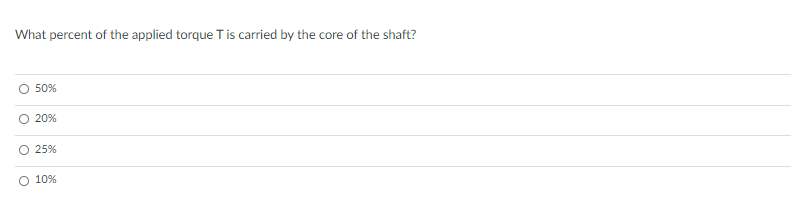 Solved Shell material Shear modulus = 6 Length = В. Dame-D | Chegg.com